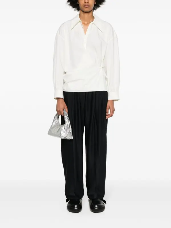 Studio Nicholson High-waist Tapered Trousers