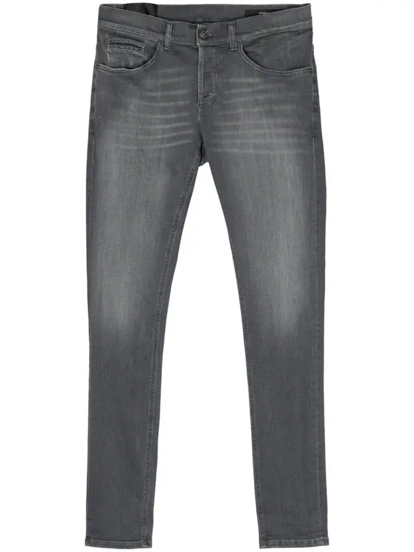 DONDUP George Mid-rise Skinny Jeans - Grey
