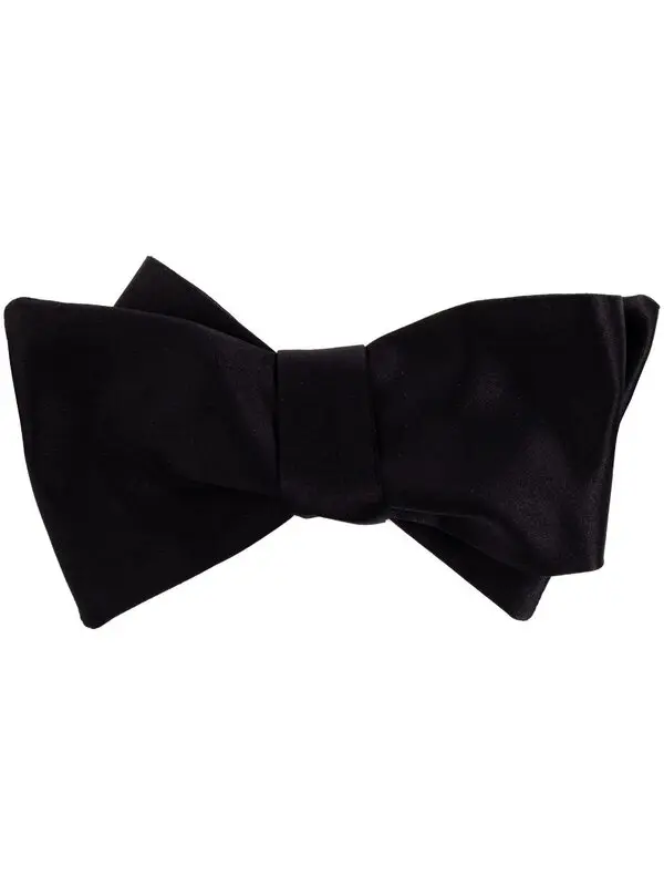 Giorgio Armani Adjustable-fit Silk Bow Tie - Blue
