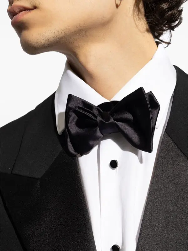 Giorgio Armani Adjustable-fit Silk Bow Tie - Blue