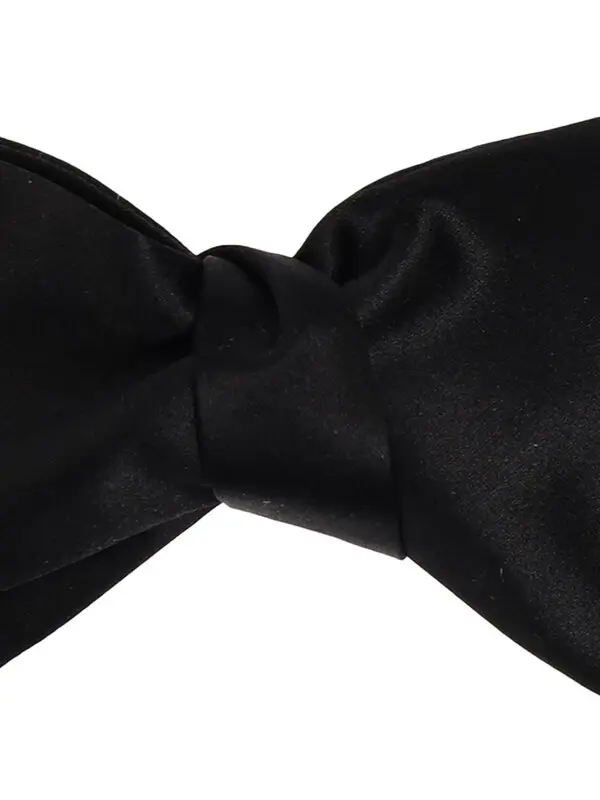 Giorgio Armani Adjustable-fit Silk Bow Tie - Black