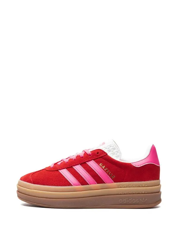 Adidas Gazelle Bold Leather Sneakers - Red