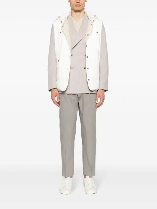 Brunello Cucinelli Detachable-hood Quilted Gilet