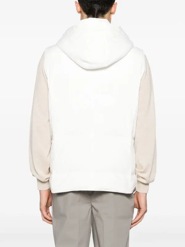 Brunello Cucinelli Detachable-hood Quilted Gilet