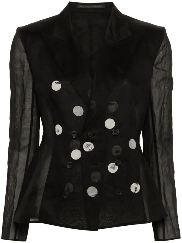 Yohji Yamamoto Double-breasted Blazer