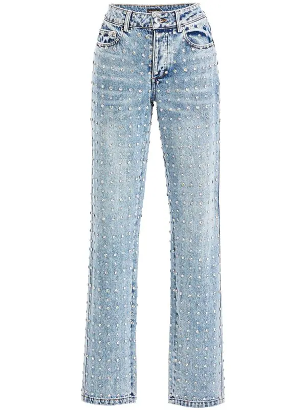 Retrofete Vero Embellished Jeans - Blue