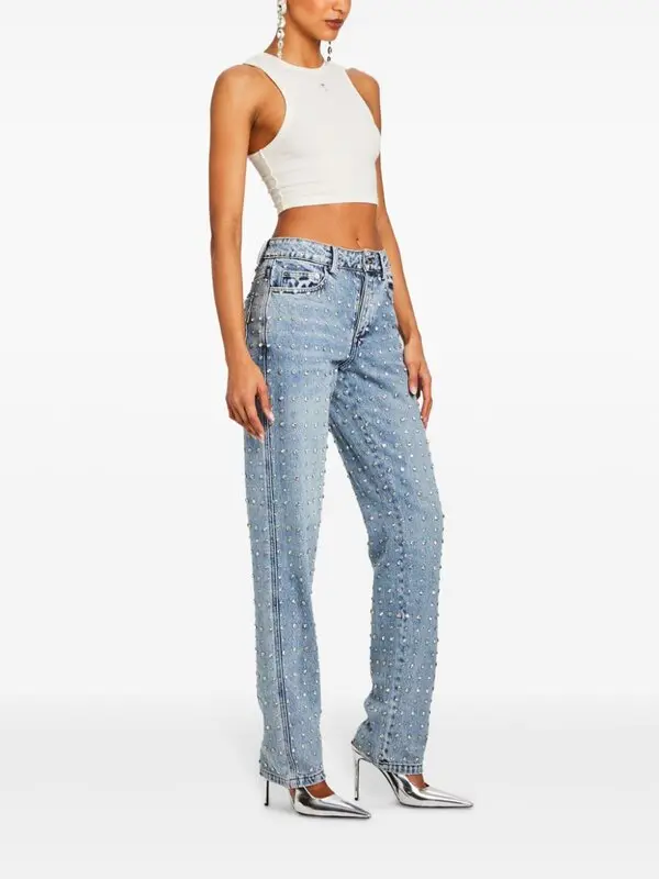 Retrofete Vero Embellished Jeans - Blue