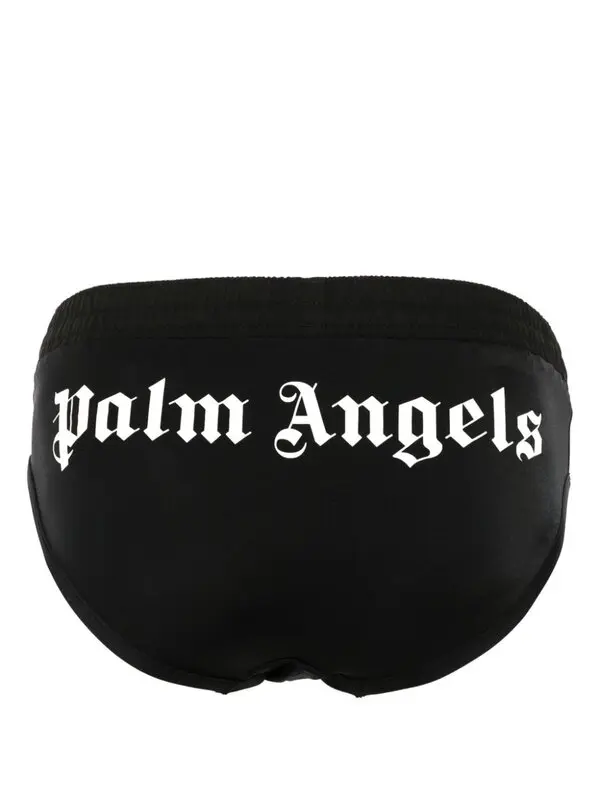 Palm Angels Logo-print Swimming Trunks