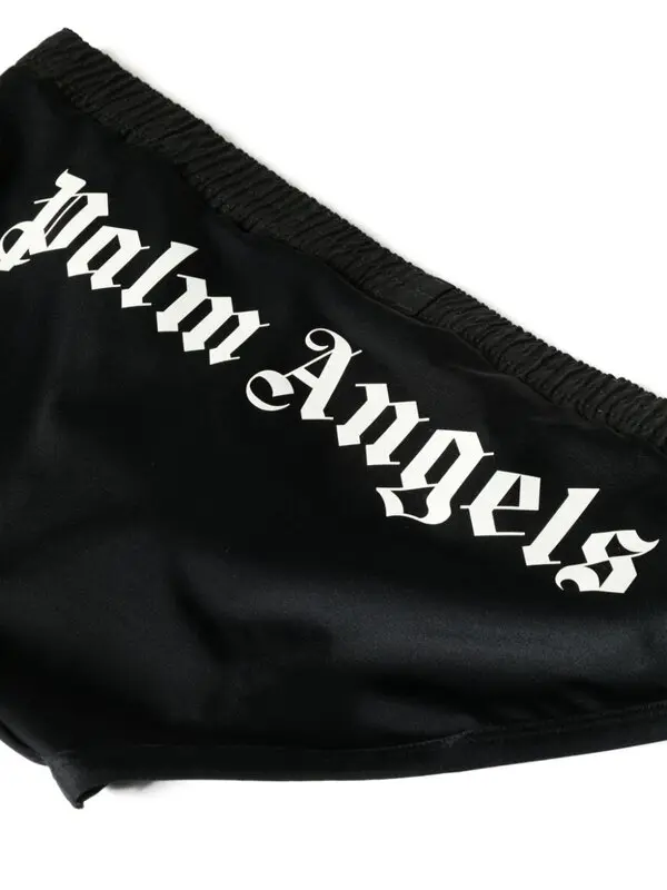 Palm Angels Logo-print Swimming Trunks