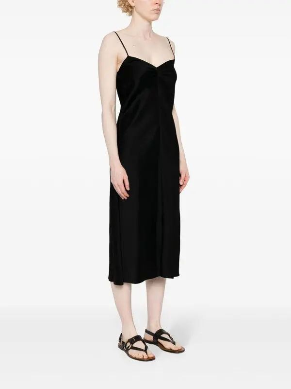 FORTE_FORTE Sleeveless Satin Dress