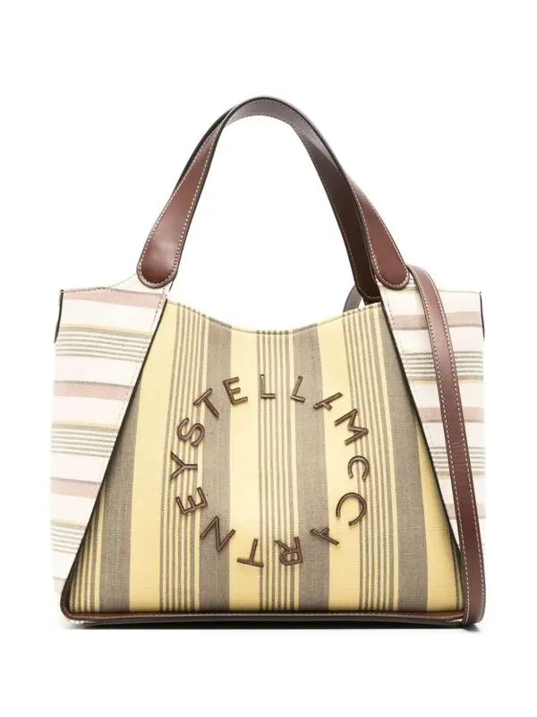 Stella McCartney Striped Tote Bag