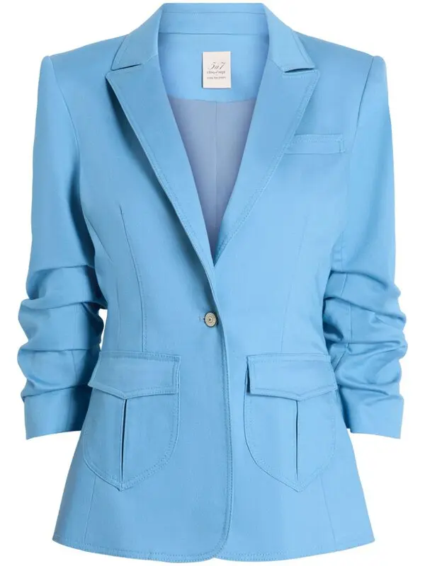 Cinq À Sept Louisa Single-breasted Blazer - Blue