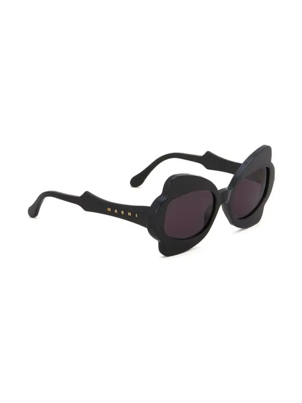 Marni Oversized Frame Sunglasses - Black