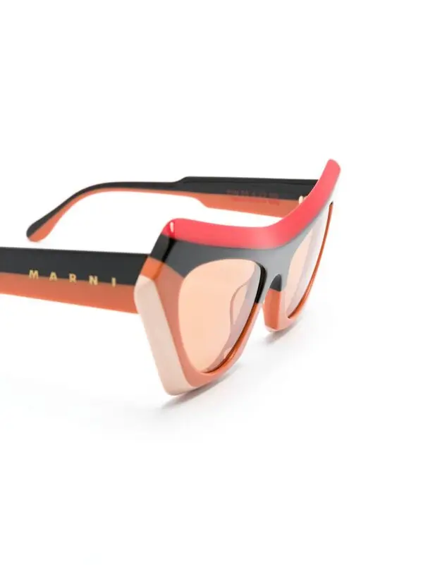 Marni Devil's Pool Cat-eye Frame Sunglasses - Orange