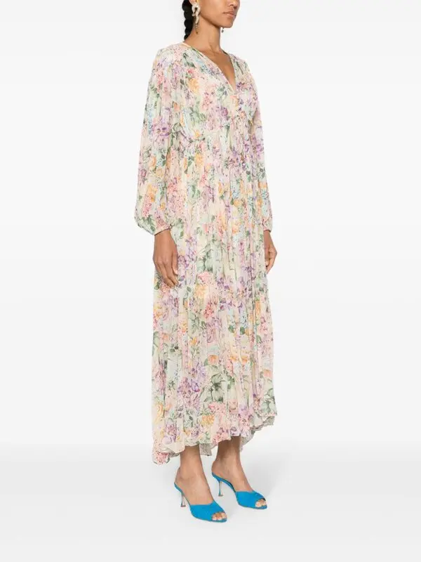 Zimmermann Halliday Floral-print Maxi Dress
