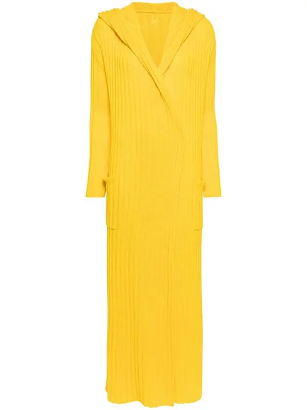 TEDDY CASHMERE Chunky-knit Cardigan - Yellow