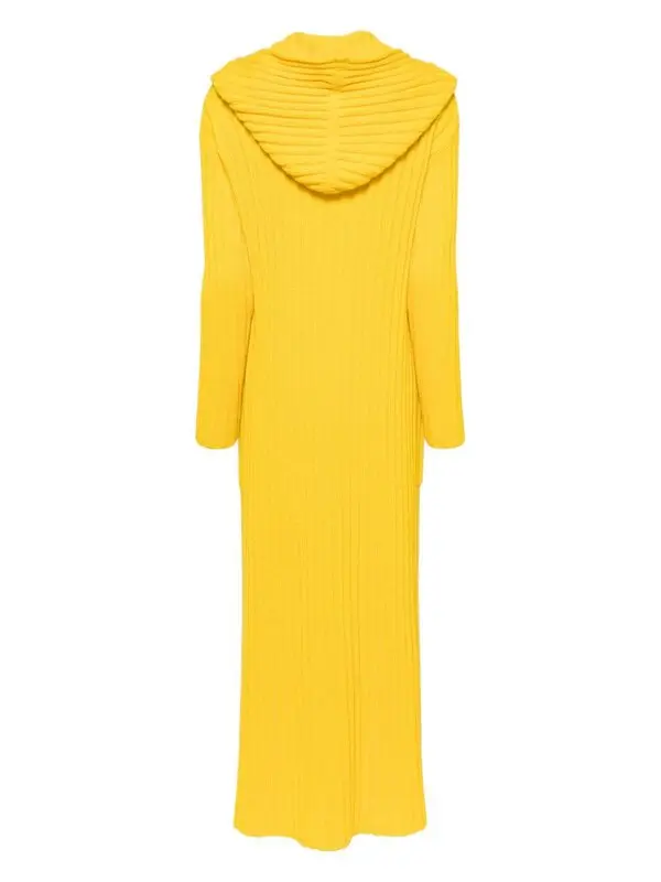TEDDY CASHMERE Chunky-knit Cardigan - Yellow