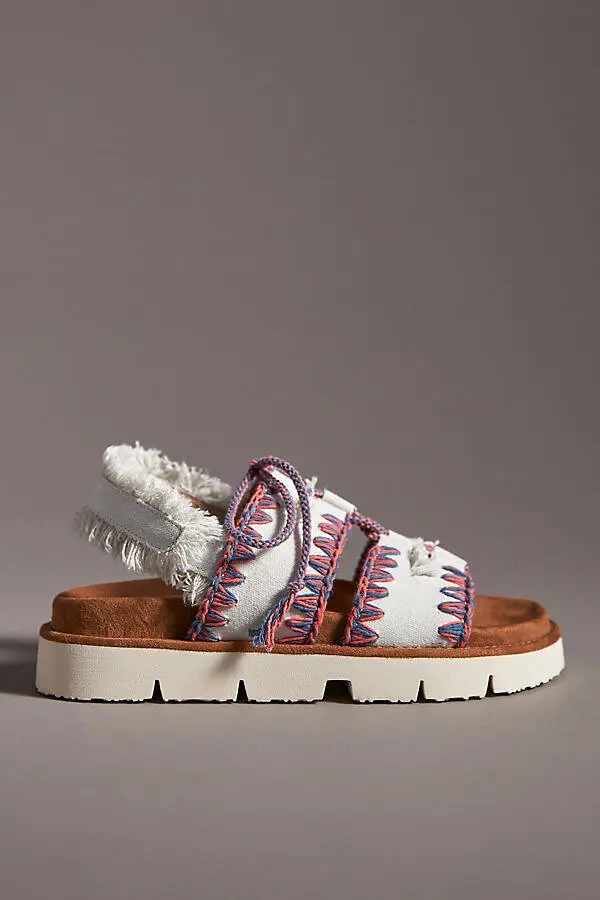 Mou Bio Two Buckles Slgback Sandals