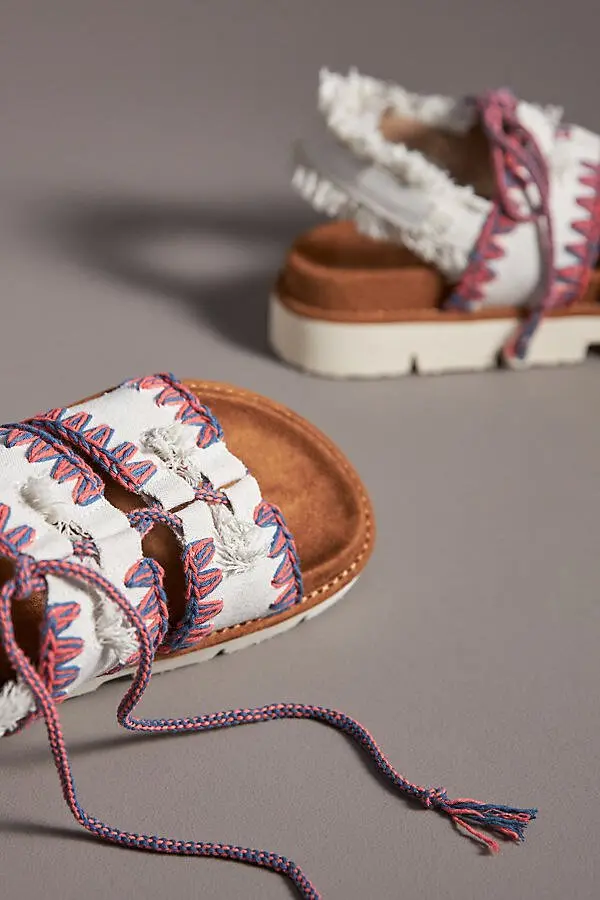 Mou Bio Two Buckles Slgback Sandals
