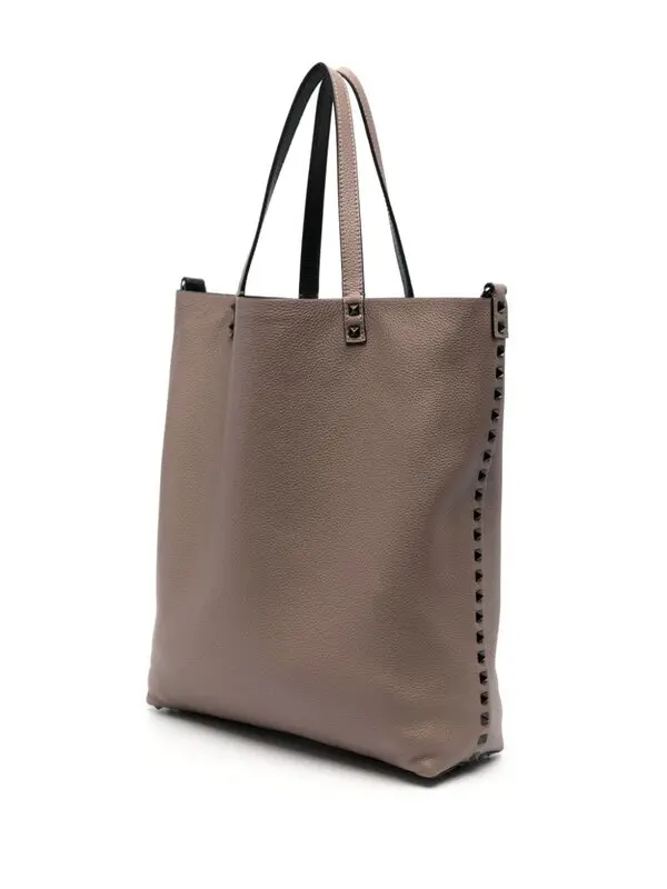 Valentino Garavani Rockstud-embellished Reversible Tote Bag - Neutrals