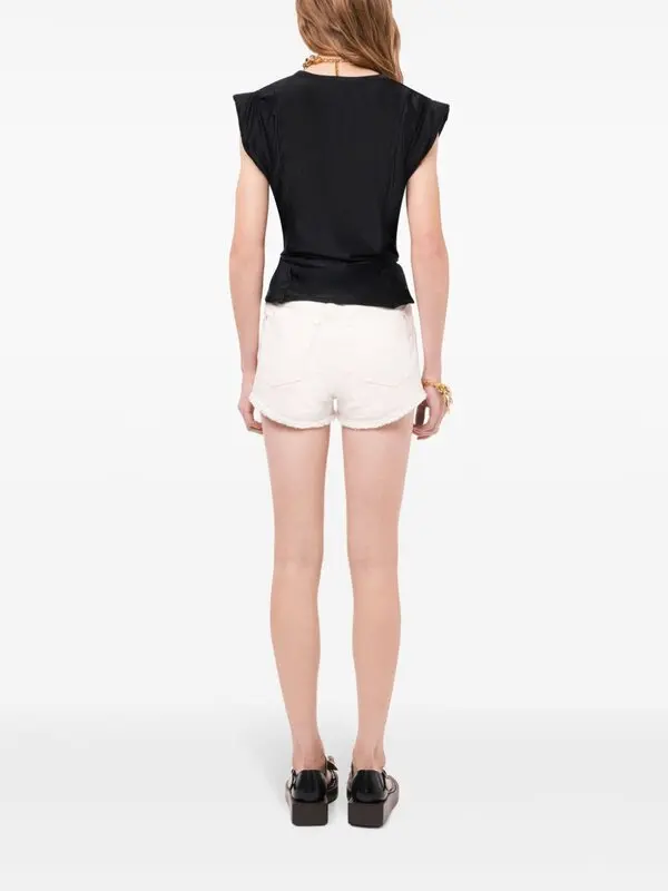 Rabanne Asymmetric Gathered-detail Blouse