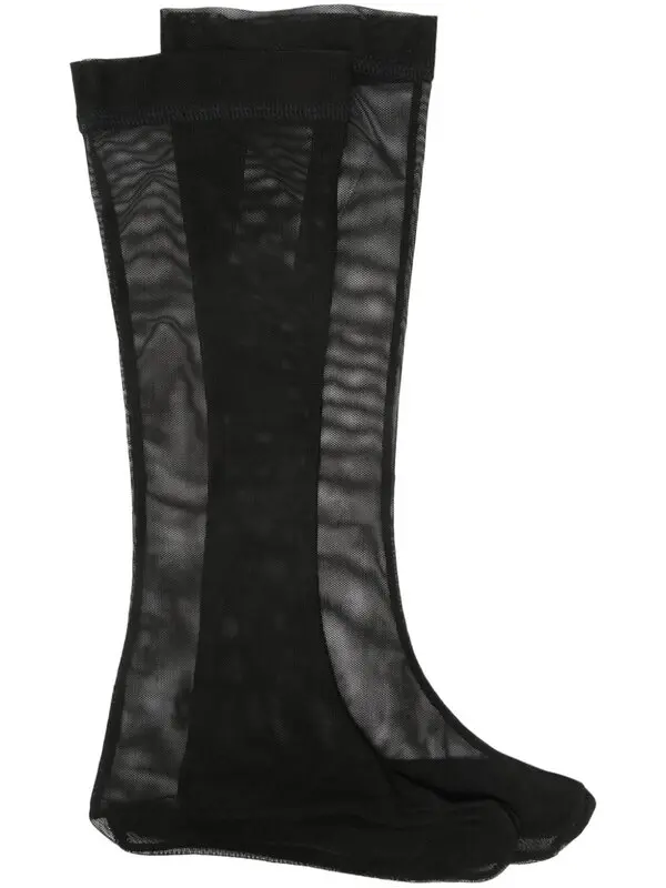 IOANA CIOLACU Split-toe Knee-high Socks - Black