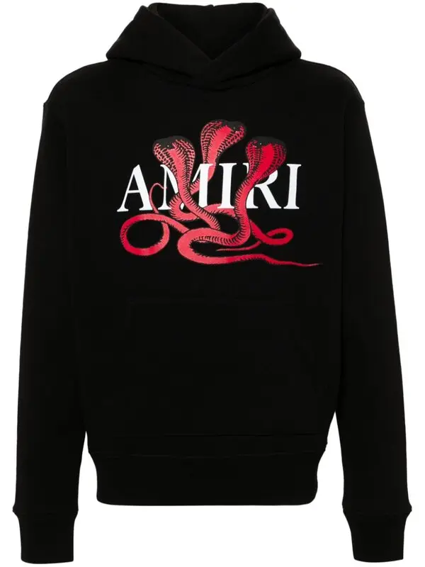 Amiri Poison Cotton Hoodie In Black - 42% Off | Editorialist