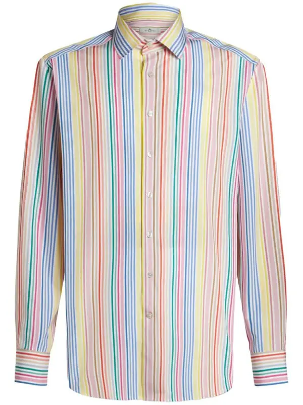 Etro Striped Long-sleeve Shirt