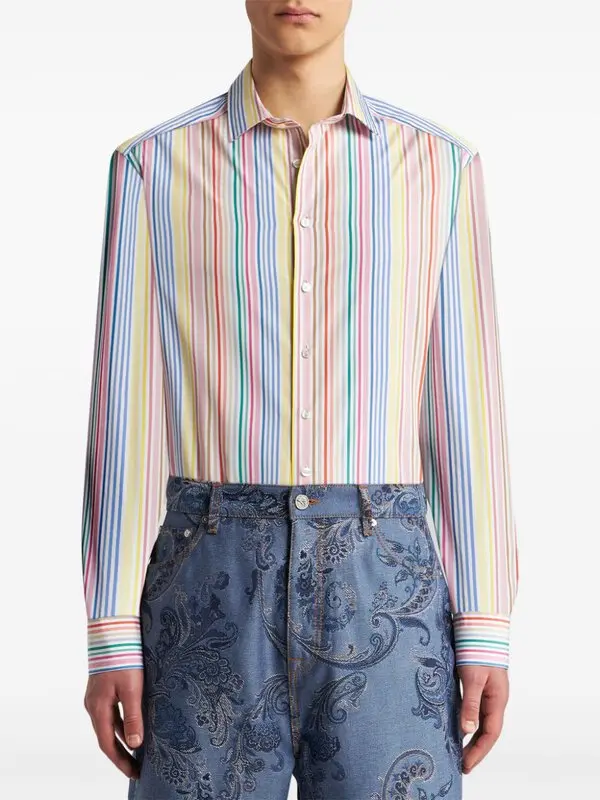 Etro Striped Long-sleeve Shirt