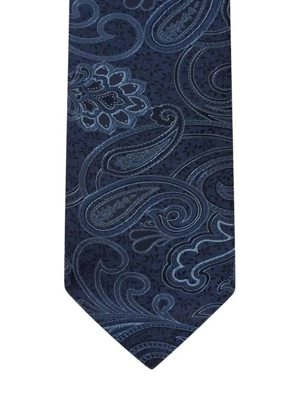 Etro Paisley-jacquard Silk Neck Tie