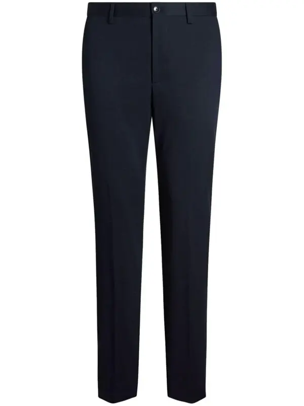 Etro Mid-rise Slim-cut Trousers