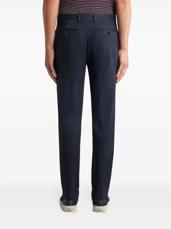 Etro Mid-rise Slim-cut Trousers
