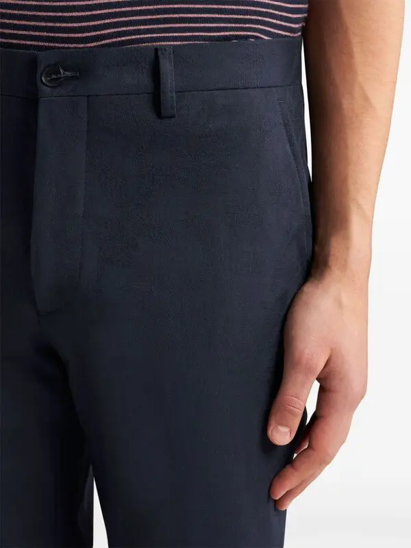 Etro Mid-rise Slim-cut Trousers