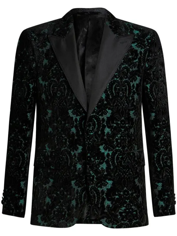 Etro Brocade Velvet Blazer