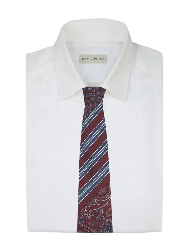 Etro Jacquard Silk Neck Tie