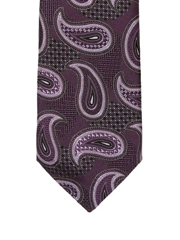 Etro Paisley-jacquard Silk Neck Tie