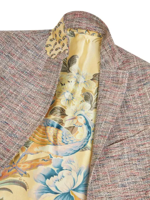 Etro Notched-lapel Single-breasted Blazer