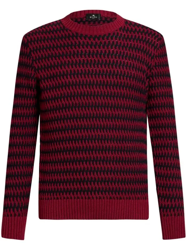 Etro Crew-neck Wool Jumper - Red
