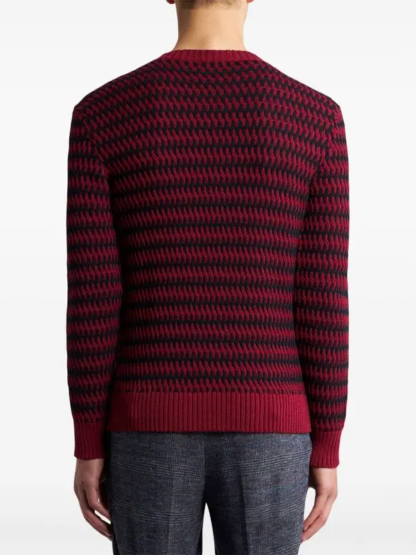 Etro Crew-neck Wool Jumper - Red