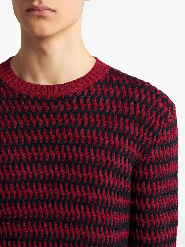 Etro Crew-neck Wool Jumper - Red