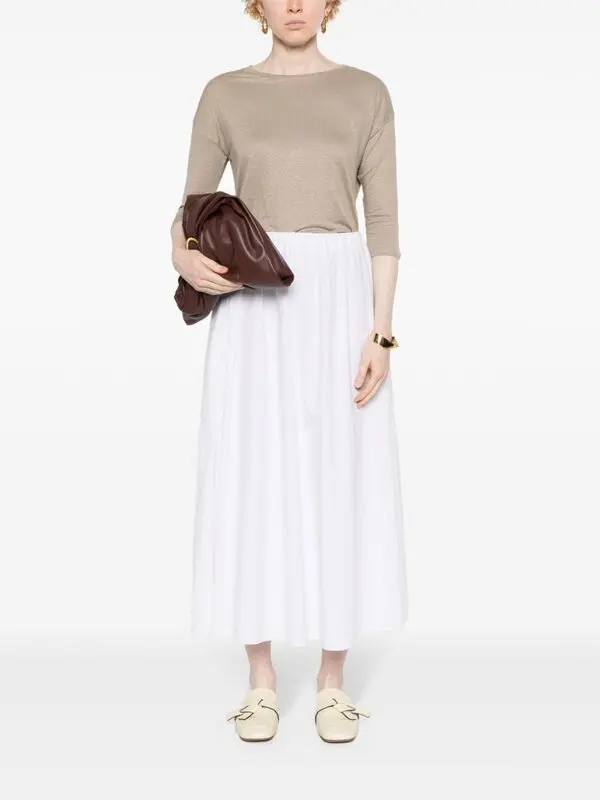 Majestic Filatures Linen-blend T-shirt - Neutrals