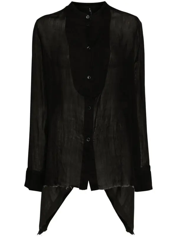 Masnada Band-collar Shirt