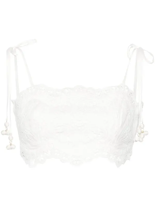 Zimmermann Ottie Broderie Anglaise Blouse - White