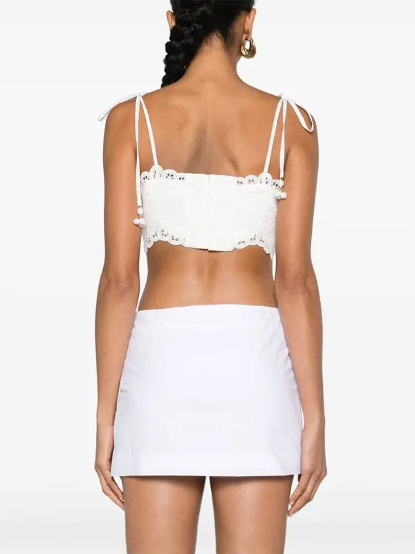 Zimmermann Ottie Broderie Anglaise Blouse - White