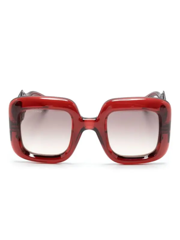 Etro Oversize-frame Sunglasses - Red