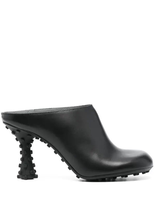 Sunnei 1000chiodi 105mm Leather Mules