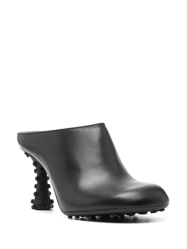 Sunnei 1000chiodi 105mm Leather Mules