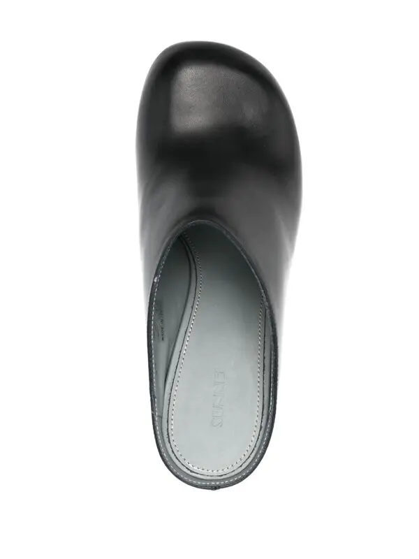 Sunnei 1000chiodi 105mm Leather Mules