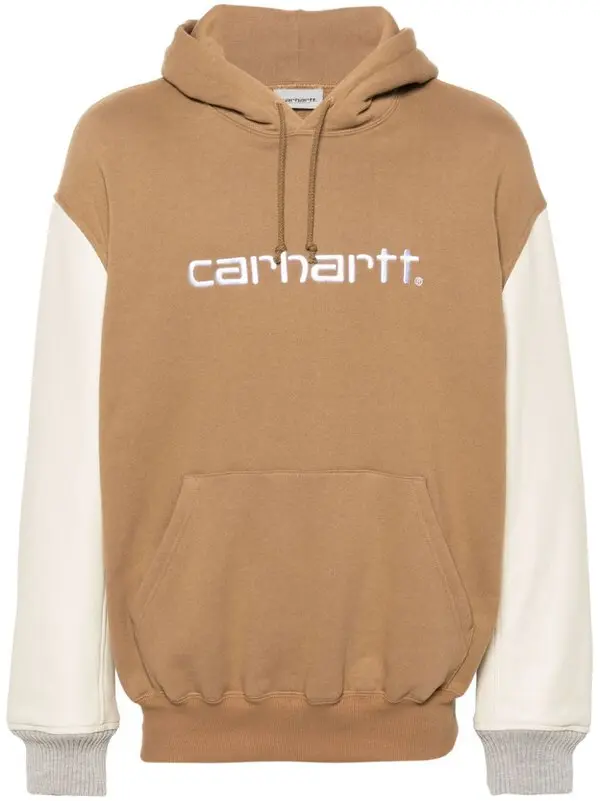 Junya Watanabe X Carhartt Cotton Hoodie - Brown