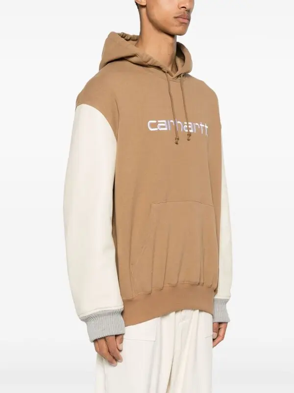 Junya Watanabe X Carhartt Cotton Hoodie - Brown